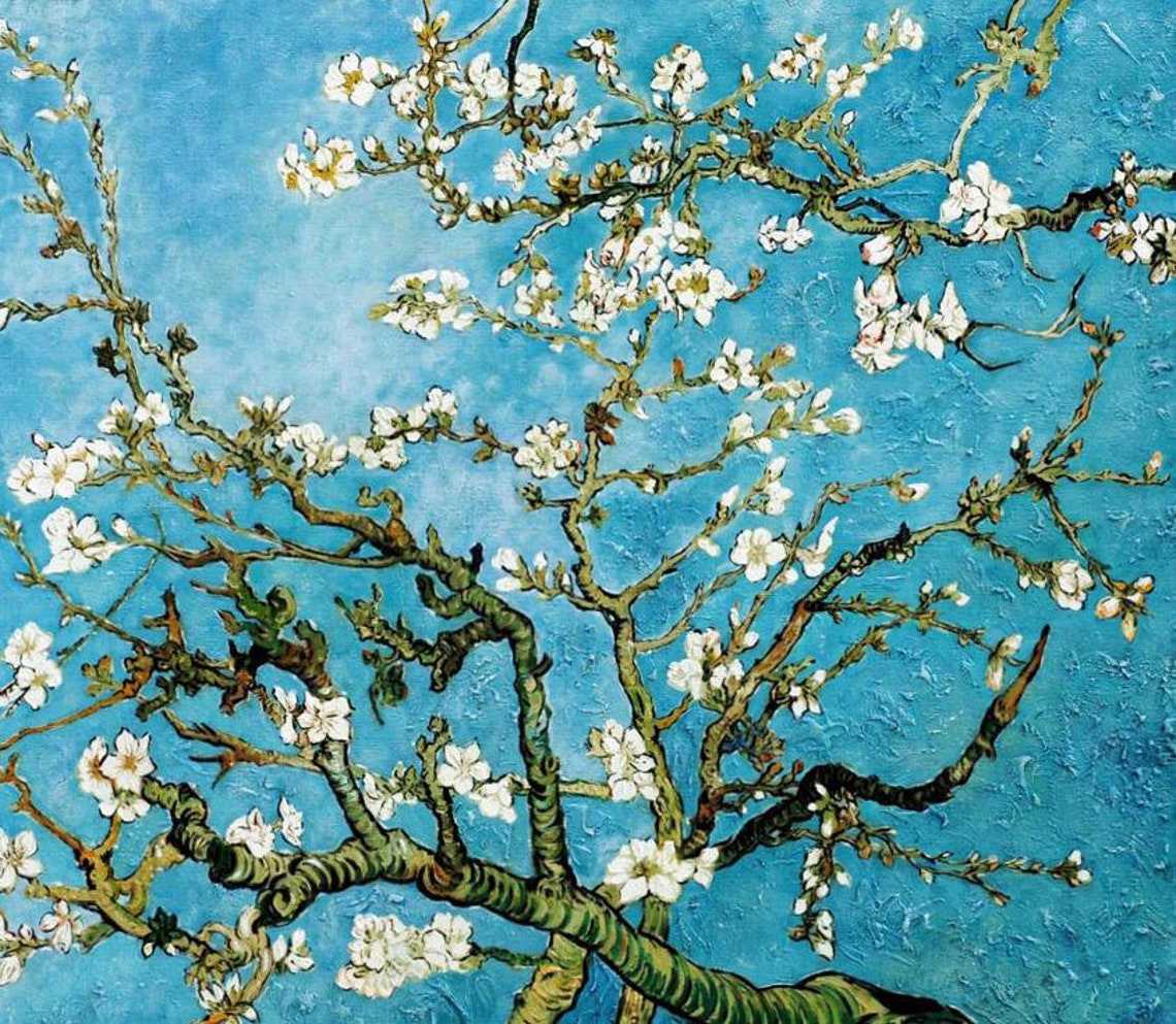 Van Gogh Reproduction Oil Painting on Canvas / Almond Blossom Vincent ...