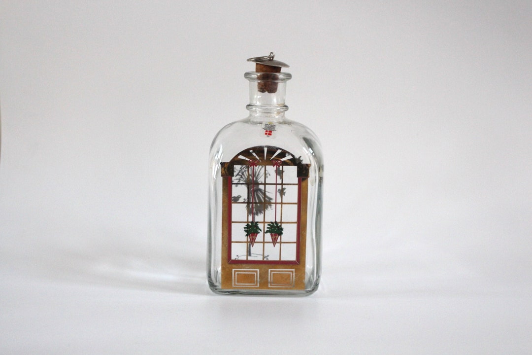 Holmegaard Christmas Bottle Jule Flaske Design Denmark Bottle Glass ...