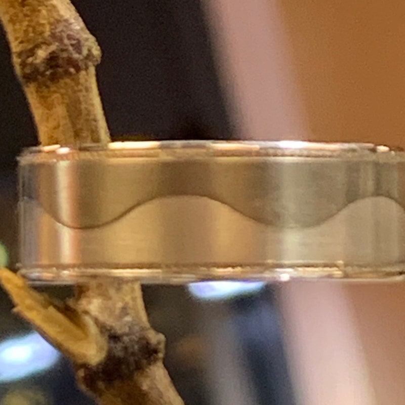 Wave Wedding Bands - Etsy