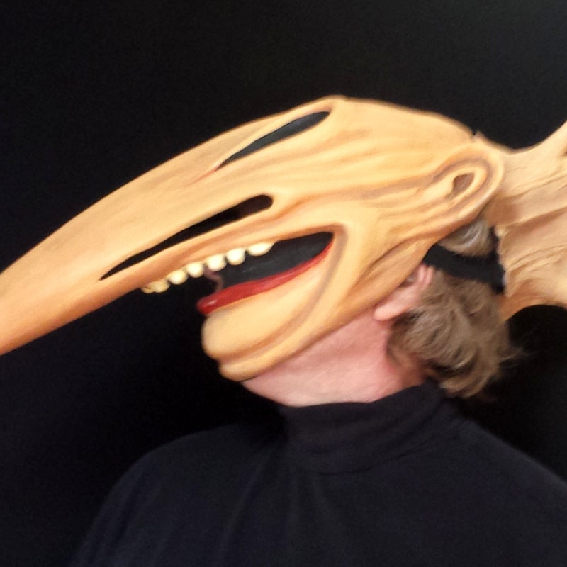 Beetlejuice Face Mask - Etsy