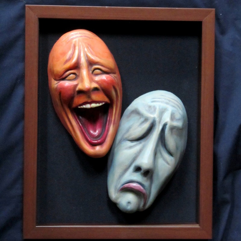 Comedy Mask - Etsy