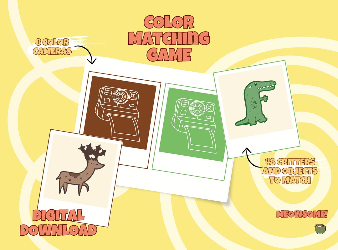 Color Matching Flashcards Preschool Learning Cards Montessori ...