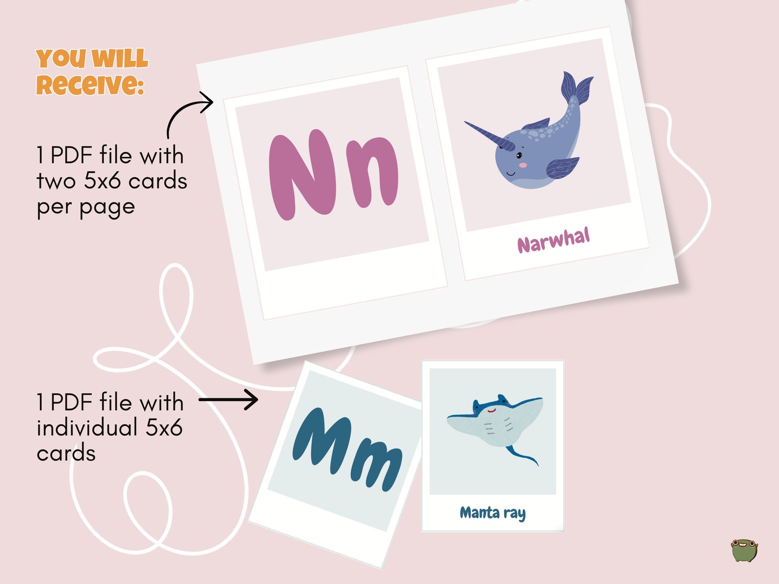 Animal Alphabet Flashcards | Alphabet Learning Cards | Printable ...