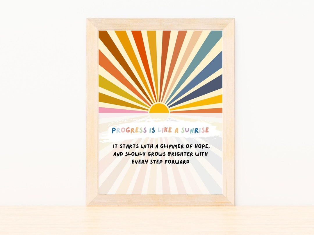 Motivational Poster Print Inspirational Quote Classroom Decor Wall Art ...