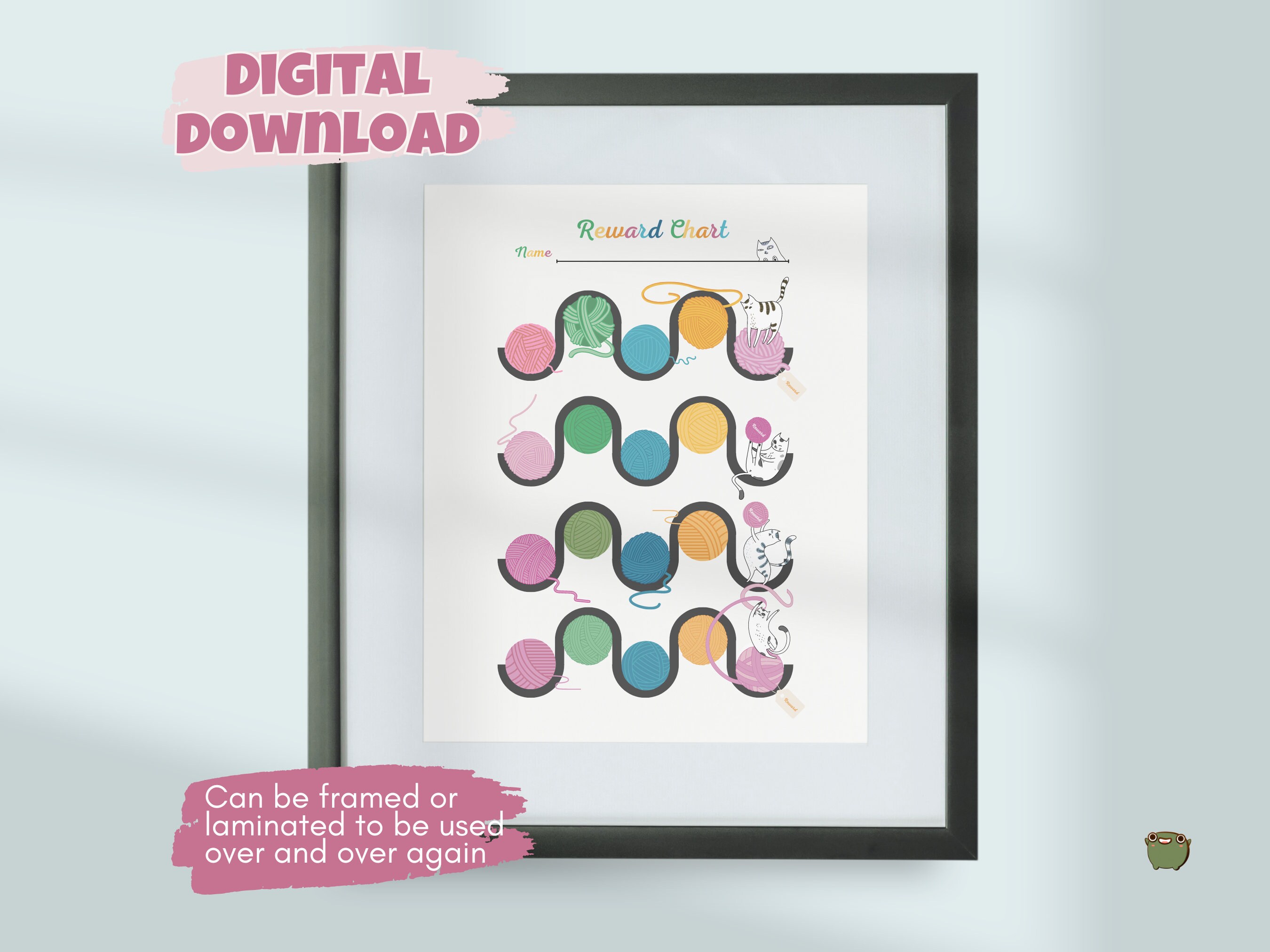 Cats Reward Chart Children's Reward Chart Weekly Routine Poster ...