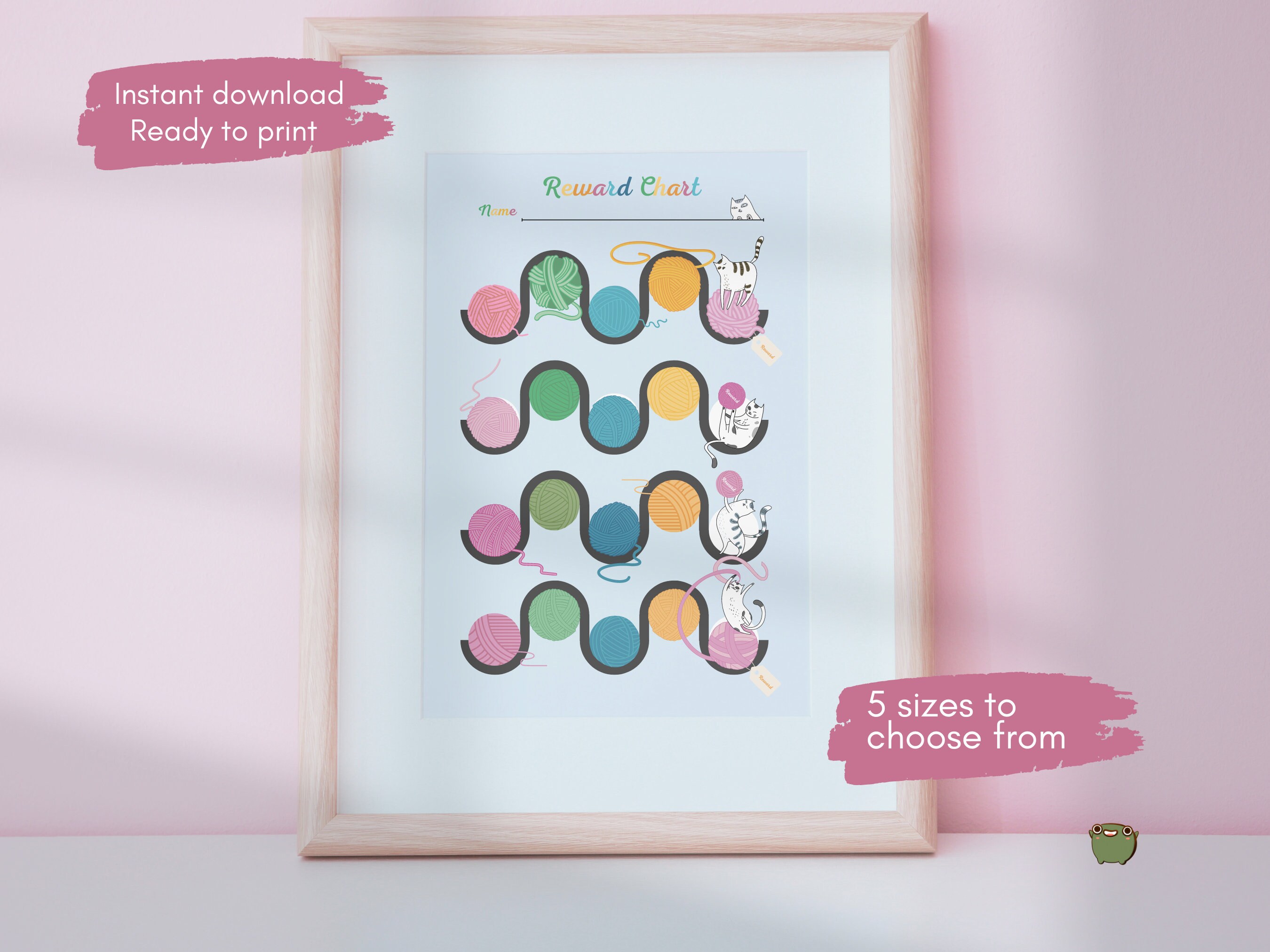 Cats Reward Chart Children's Reward Chart Weekly Routine Poster ...