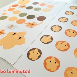 Printable Reward Chart School Sticker Chart Toddler Routine Poster ...