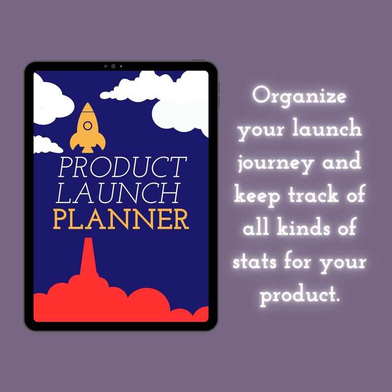 Product Launch Planner Product Launch Template Product - Etsy