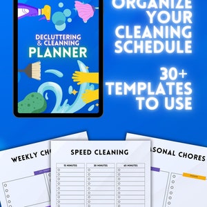 Cleaning Printable Planner, Cleaning Planner, Printable Planner ...