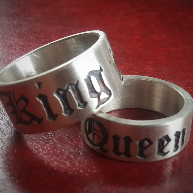 King Queen Tungsten Ring - Etsy