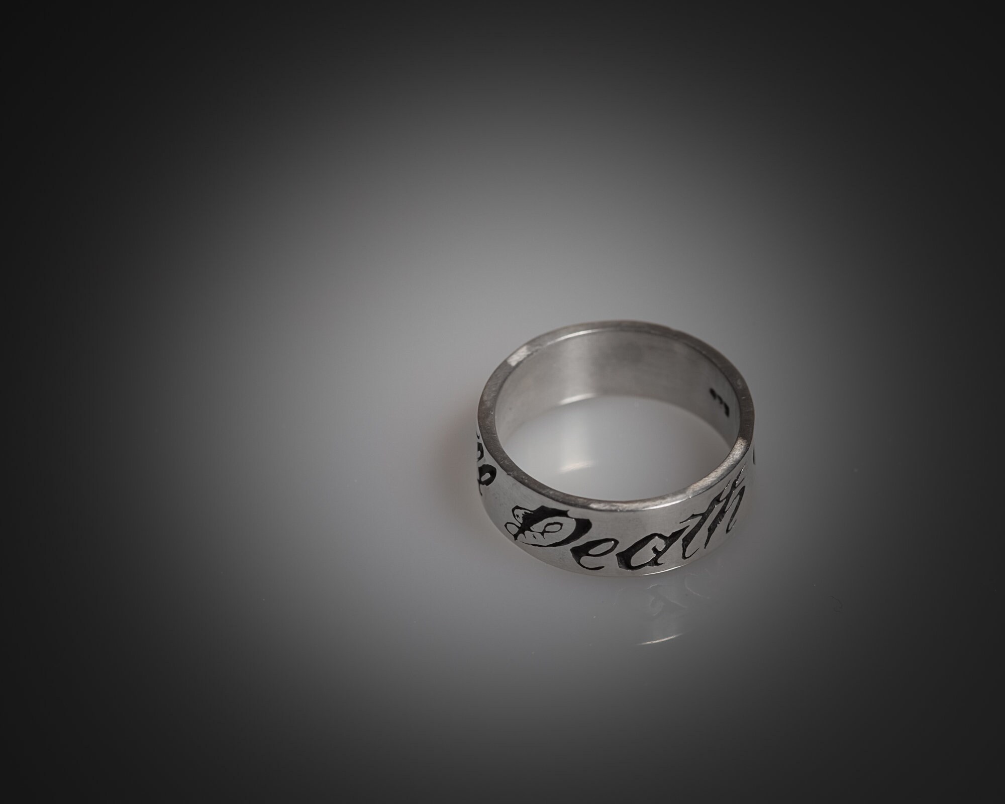 Women's Sterling Silver til Death Ring With | Etsy