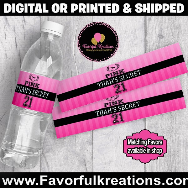 Victoria Secret Pink Party Invitations - Etsy