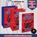 Spiderman Gift Bags-custom Gift Bags-spiderman Birthday-spiderman Party ...