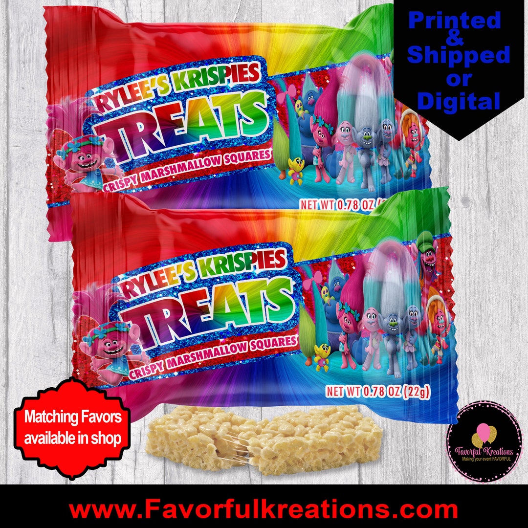 Trolls Favors-trolls Marshmallow Treats Trolls Birthday - Etsy