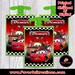 Cars Gift Bag Label-cars 2 Gift Bag-favor Bag-cars Birthday Supplies ...