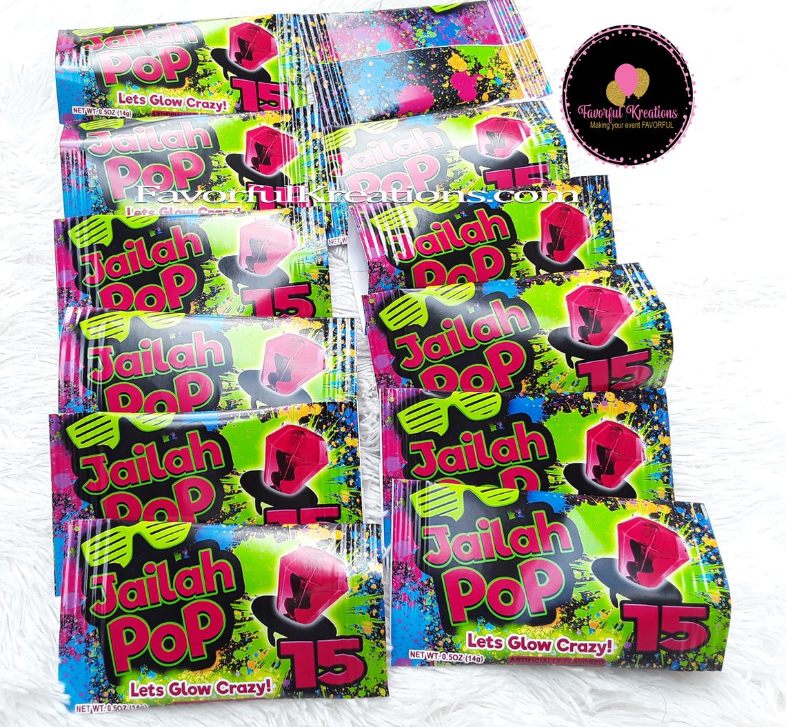 Glow Ring Pop-glow Party Neon Ring Pop Favors Glow Party - Etsy