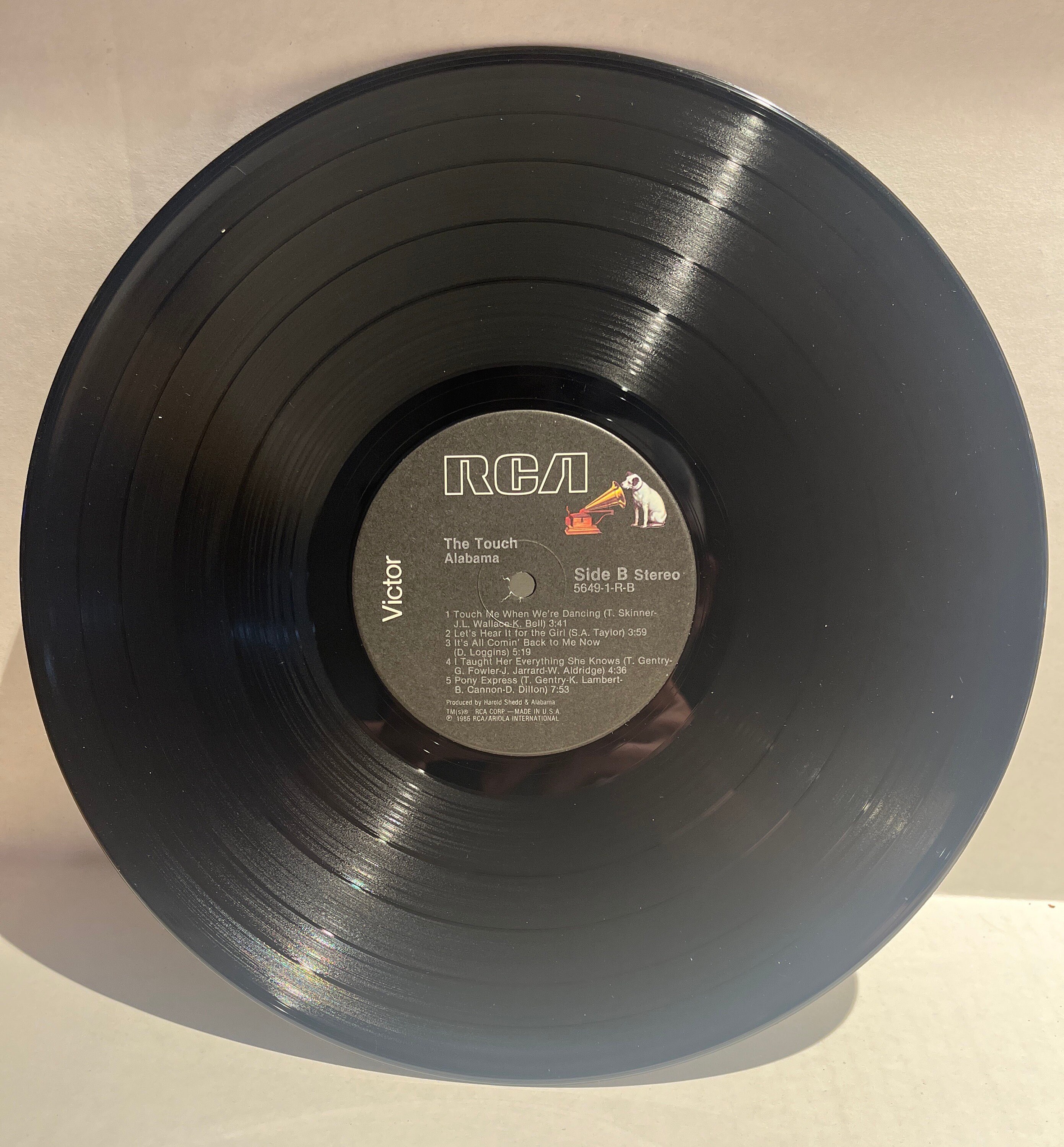 1986 Alabama the Touch Vinyl - Etsy