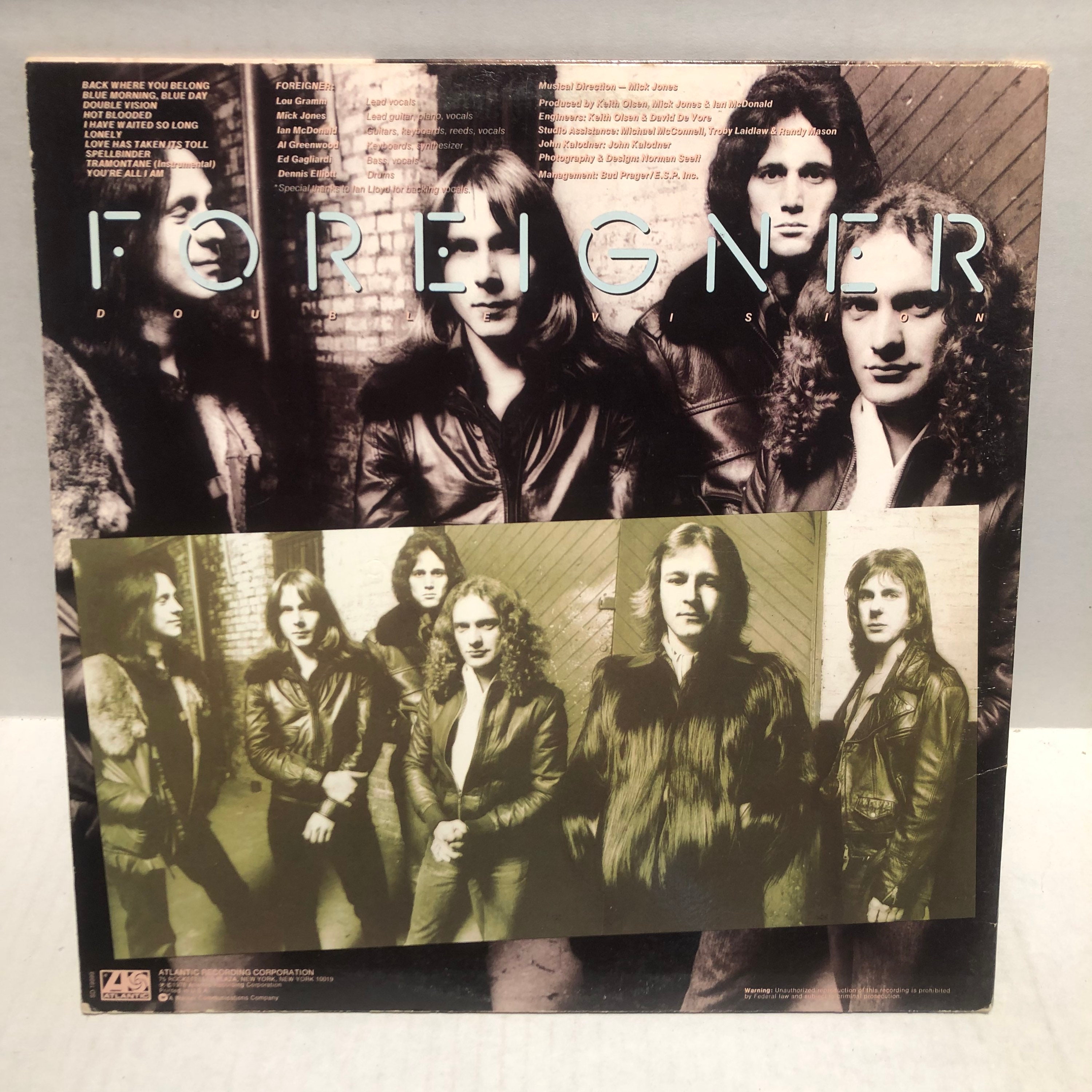 Foreigner double Vision Vinyl Record - Etsy Foreigner double Vision Vinyl Record - Etsy