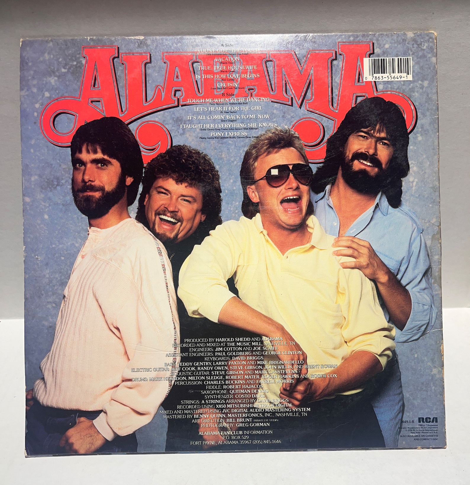 1986 Alabama the Touch Vinyl - Etsy