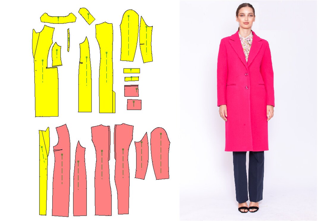 Coat Paper Pattern/ Sewing Your Own / Plus Size Sewing Pattern/ Sewing ...