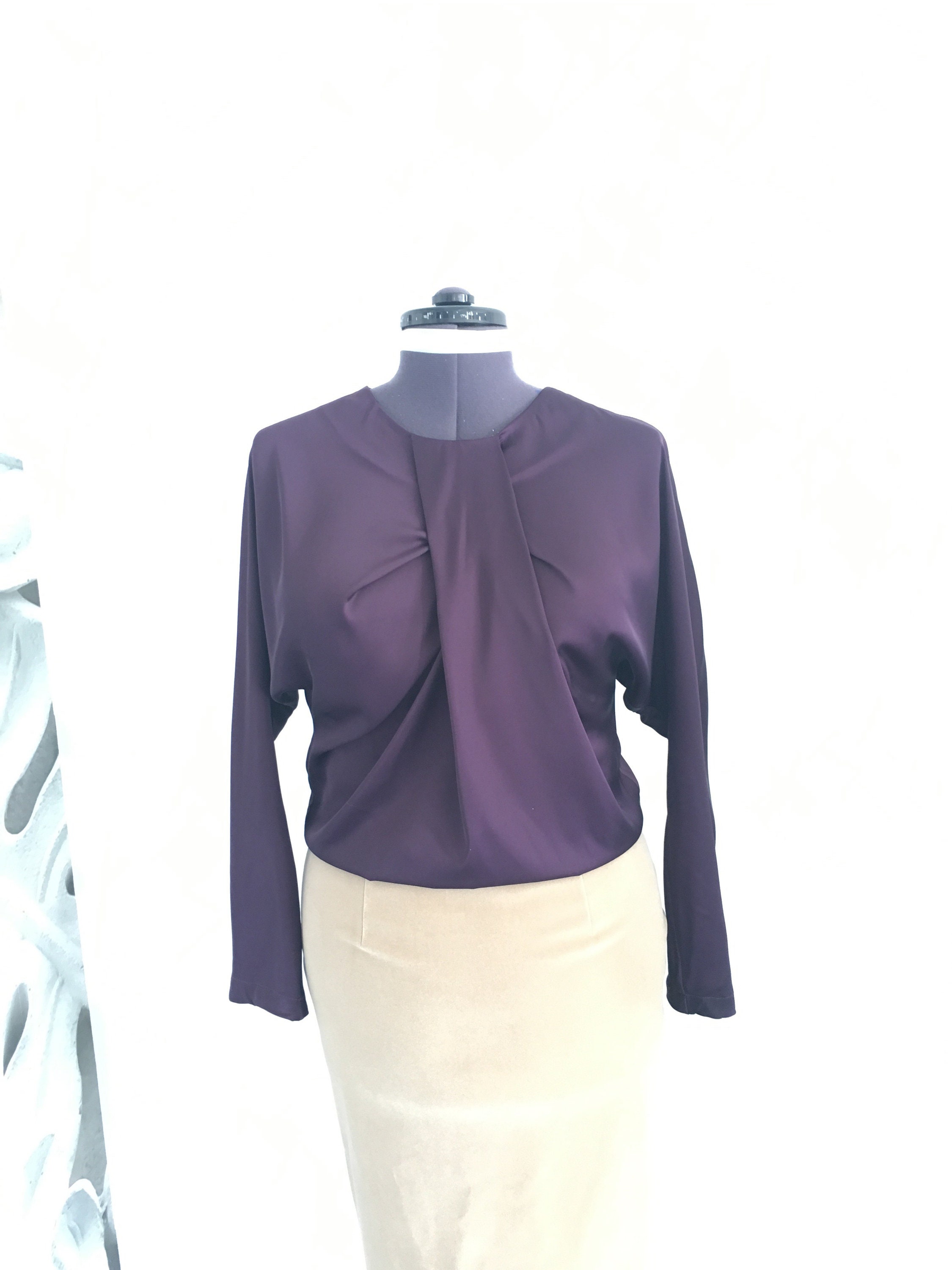 Classic Paper Pattern Blouse - Etsy