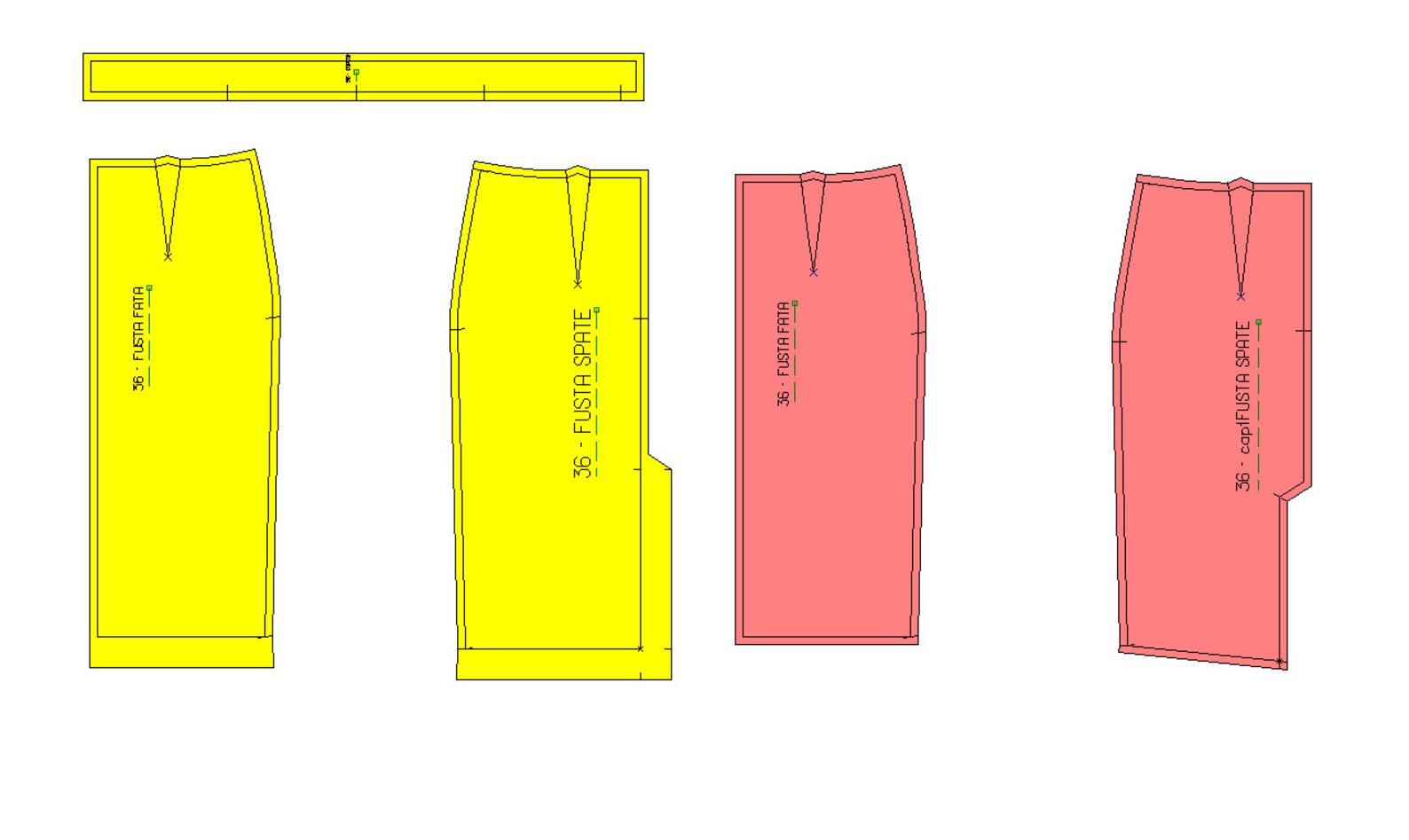 Cocktail Paper Pattern Skirt - Etsy