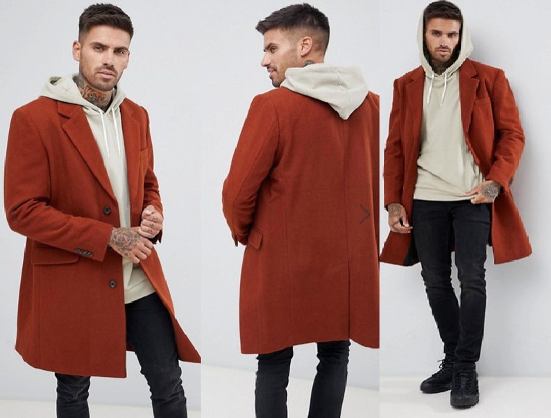 PDF Men Coat Paper Pattern Size 52 Men Coat Paper Pattern | Etsy