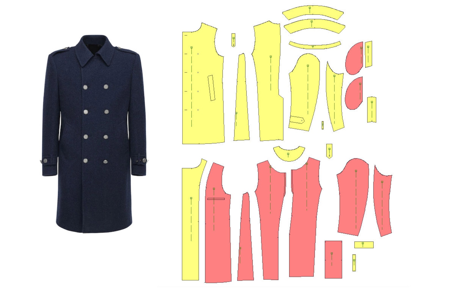Men Coat Paper Pattern, Man Coat Pattern, Coat Sewing Pattern, Man ...