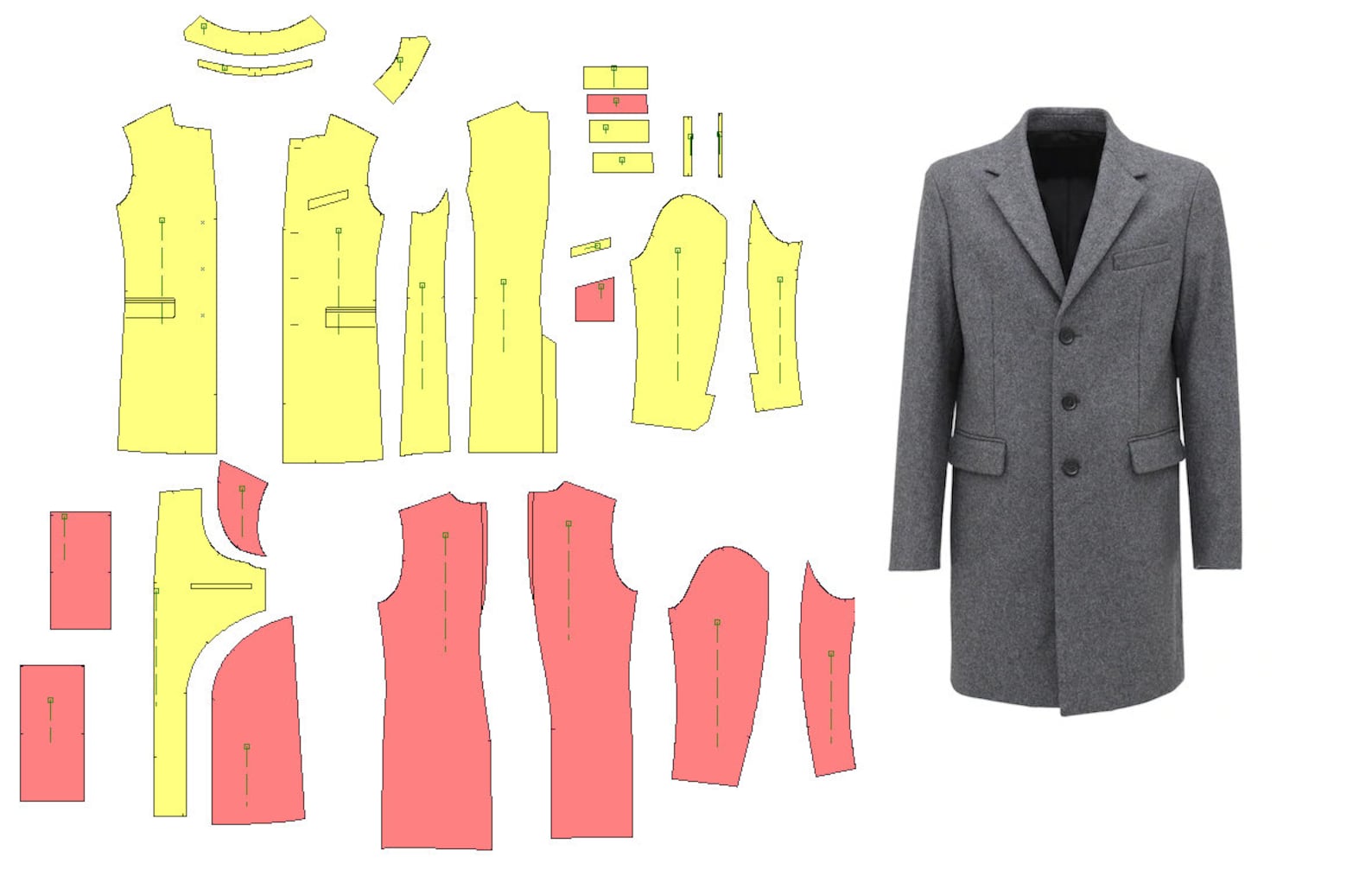 Men Coat Paper Pattern, Man Coat Pattern, Coat Sewing Pattern, Man ...