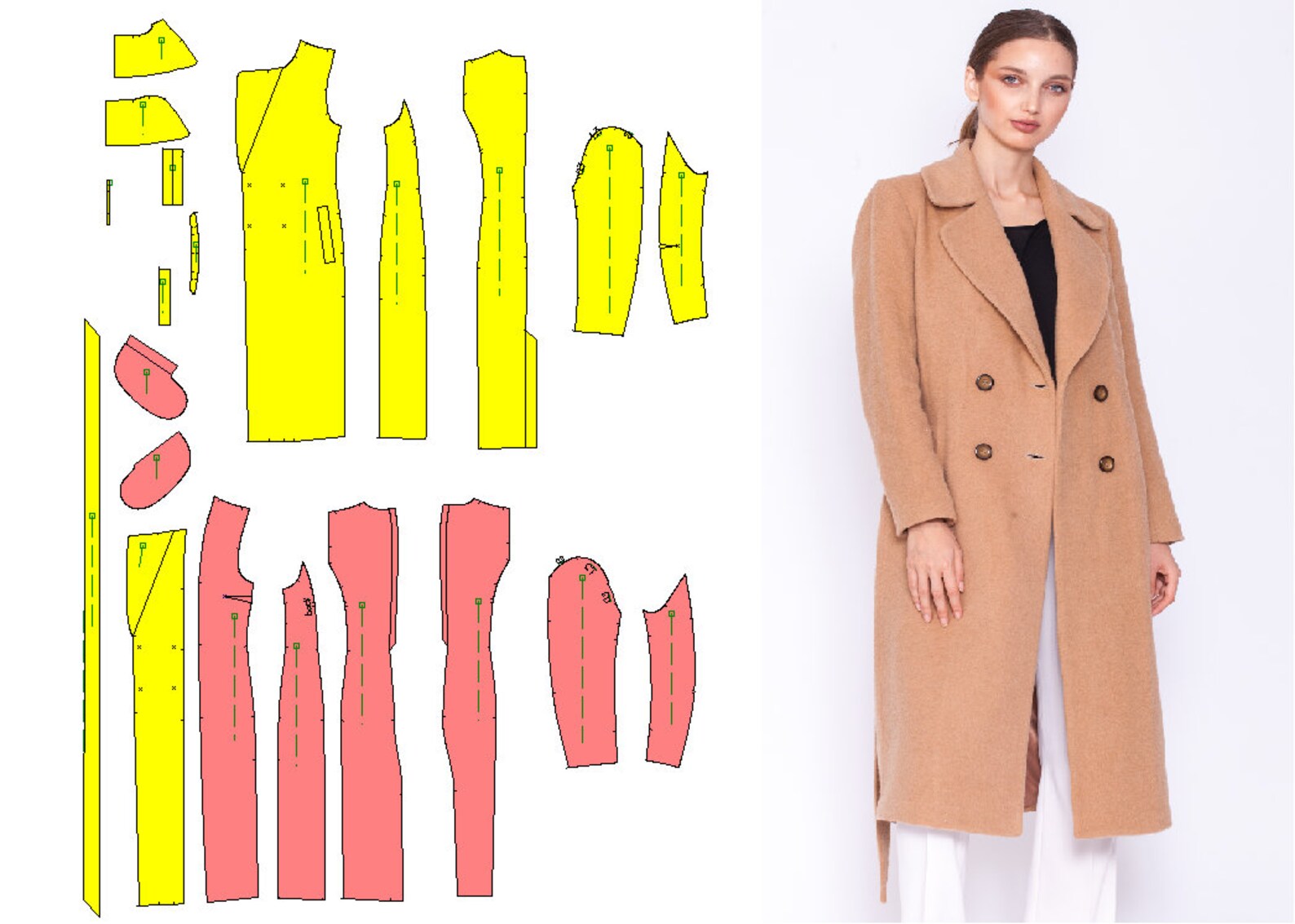 PDF Coat Pattern Size 34 Sewing Your Own Plus Size Sewing Etsy