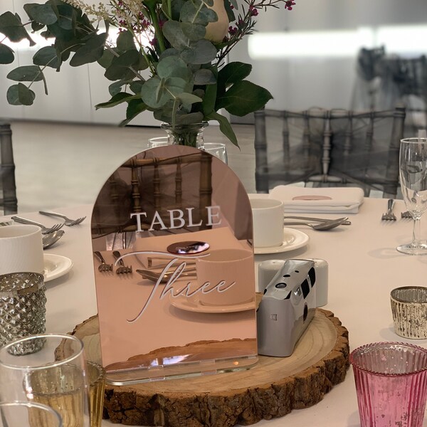 Table Name Signs - Etsy UK