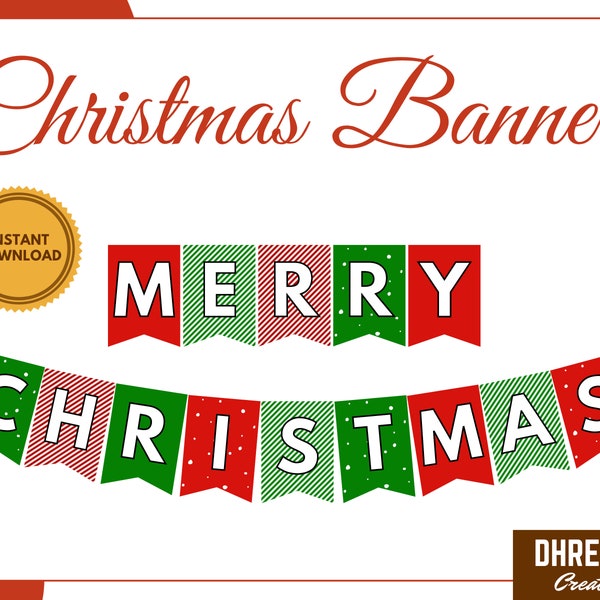 Christmas Banner - Etsy