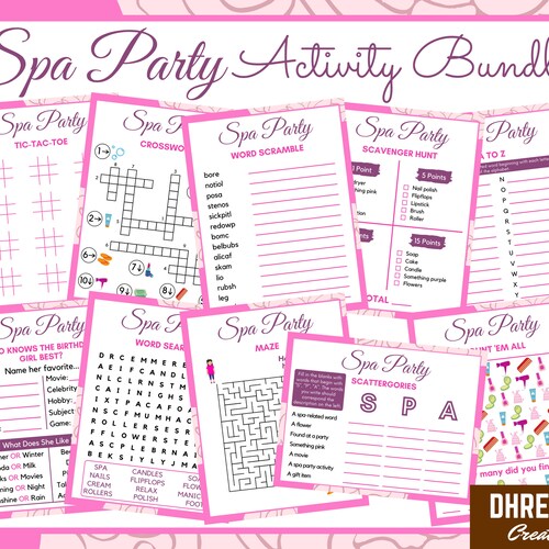 5 Housewarming Printable Party Games Instant Download Bundle - Etsy