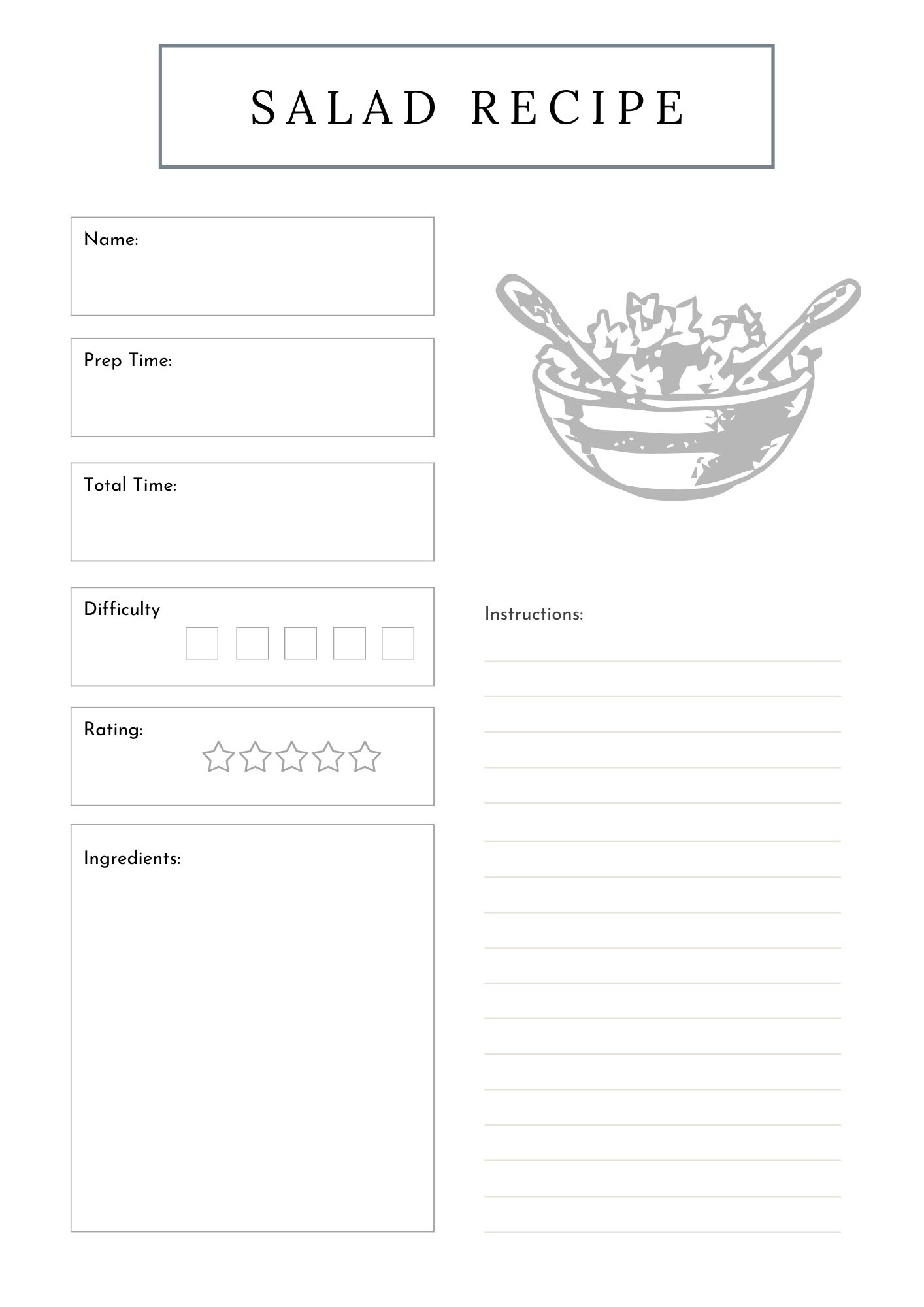 Variety of Recipe Cards - Etsy