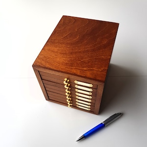 Art. CAP08 Wooden Coin Cabinet for Ancient Coins, Gold, Silver. Coin ...