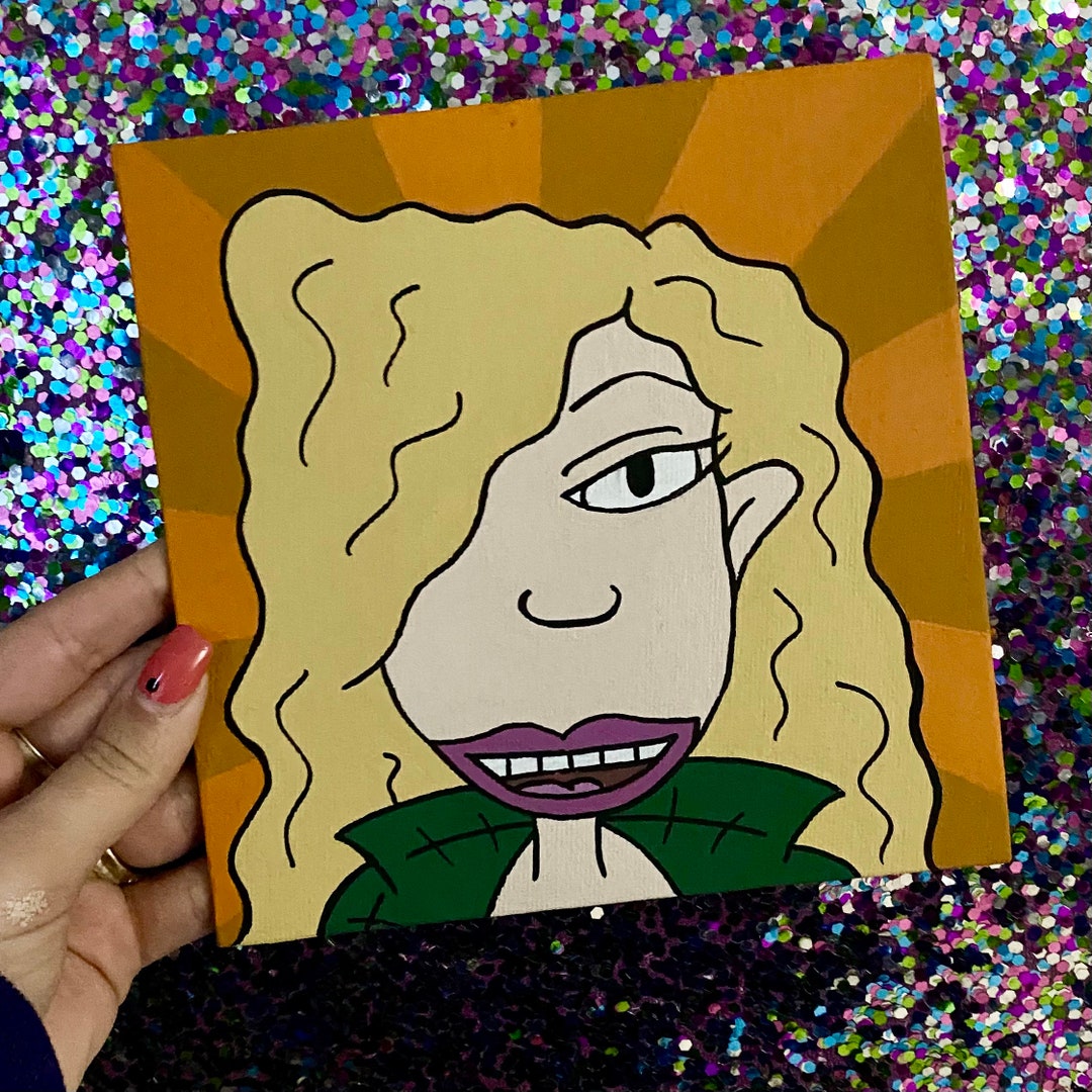 Deborah, the Wild Thornberry’s, 90’s Cartoon, 6x6 Canvas - Etsy