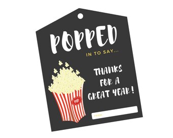 Teacher Gift End of Year Teacher Appreciation Popcorn - Etsy