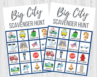 New York City Travel Scavenger Hunt Kids & Adult Games - Etsy