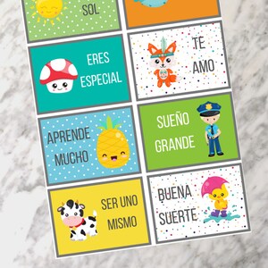 Spanish Affirmation Cards Printable, Espanol Kids Daily Affirmation ...