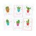 Succulent Valentines Day Card for Kids, Cactus Printable Valentine ...