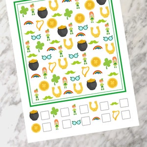 St Patrick's Day Seek and Find Printable, Saint Patrick's Day Party ...