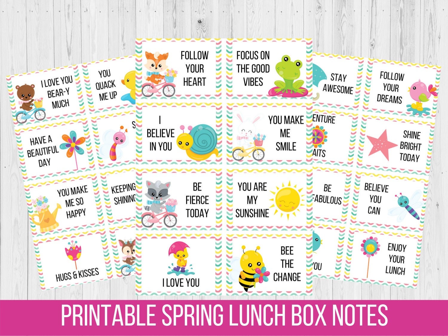 Spring Affirmation Cards Printable, Kids Daily Affirmation, Positive ...