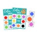 Printable Color BINGO Game, Preschool Digital Download, Kindergarten ...