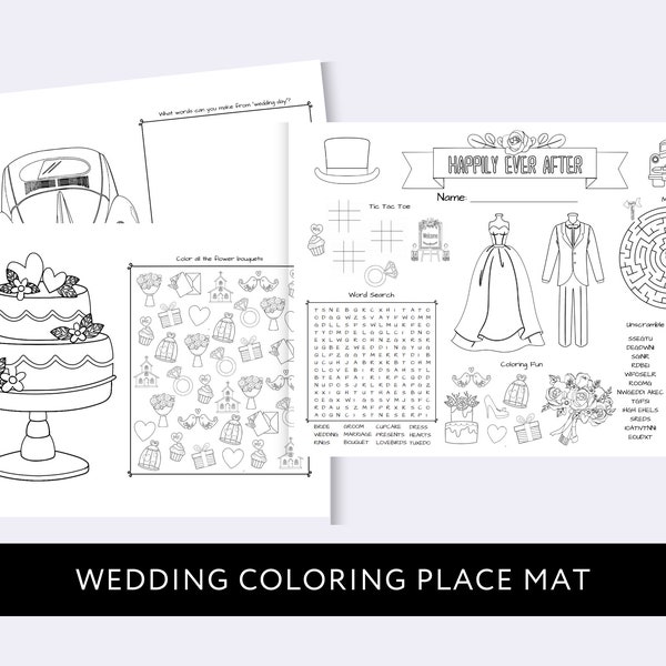 Wedding Place Mats - Etsy
