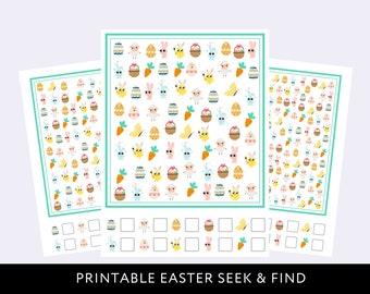 Spring I Spy Activity - Etsy