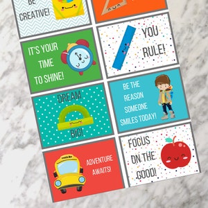 Affirmation Cards Printable, Back to School, Kids Daily Affirmation ...