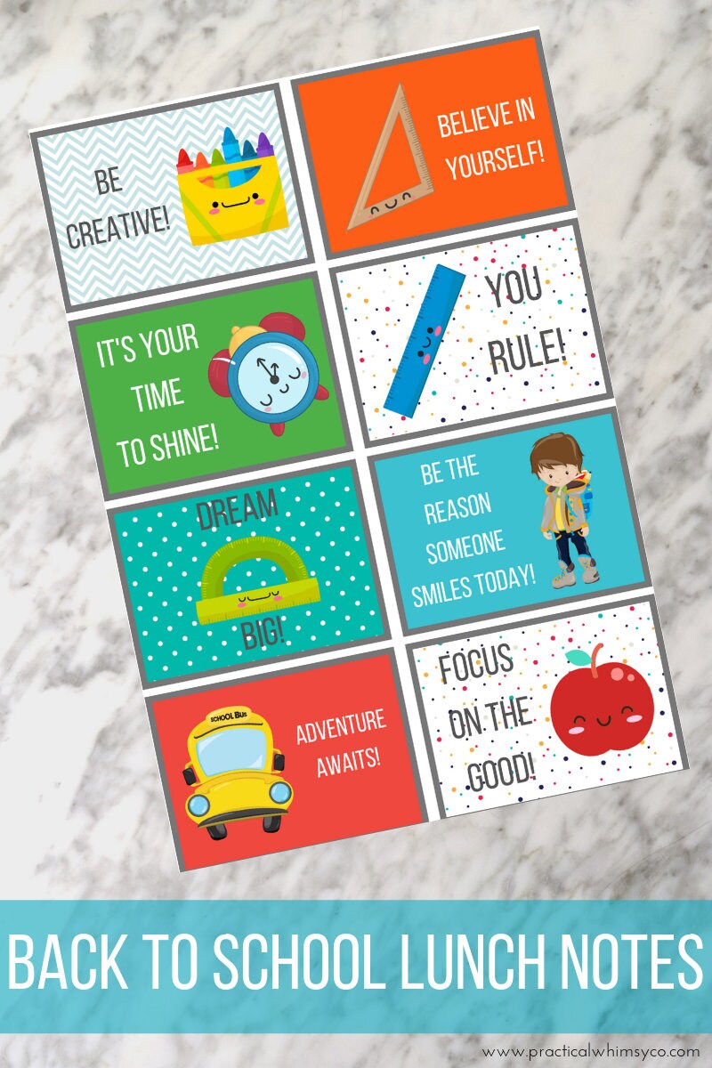 Affirmation Cards Printable, Back to School, Kids Daily Affirmation ...