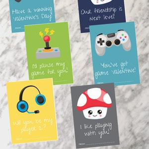Gamer Valentines Day Card for Kids Video Game Printable - Etsy