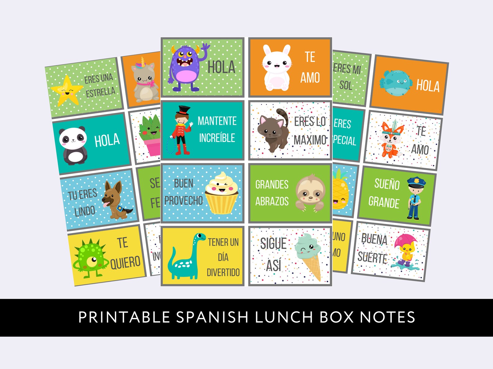 Spanish Affirmation Cards Printable, Espanol Kids Daily Affirmation ...