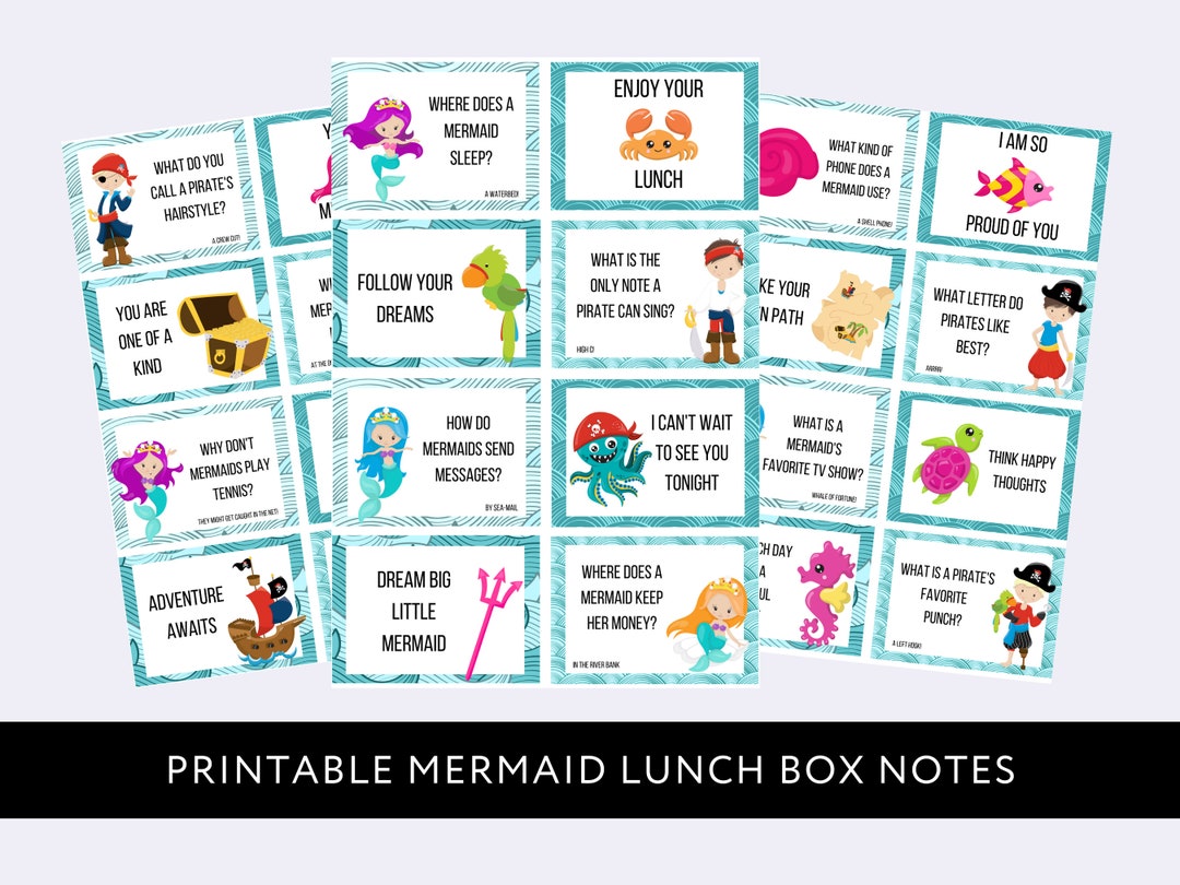 Mermaid Affirmation Cards Printable, Kids Daily Affirmation, Positive ...